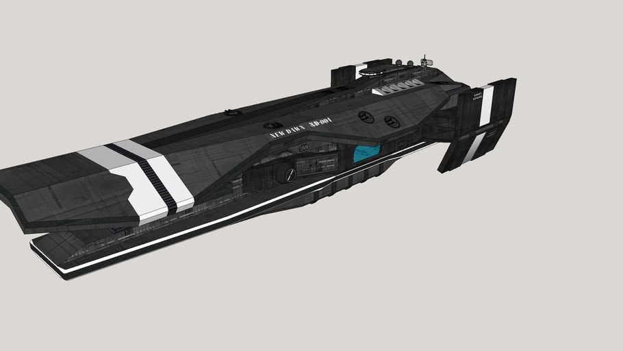 UNSC inspired frigate | 3D Warehouse