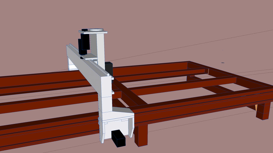 2100x3900mm cnc router | 3D Warehouse