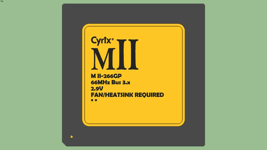 Cyrix MII (MII-266GP) | 3D Warehouse