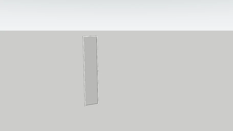 Högbo Billy door right IKEA | 3D Warehouse