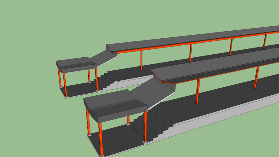 Stasiun KRL | 3D Warehouse