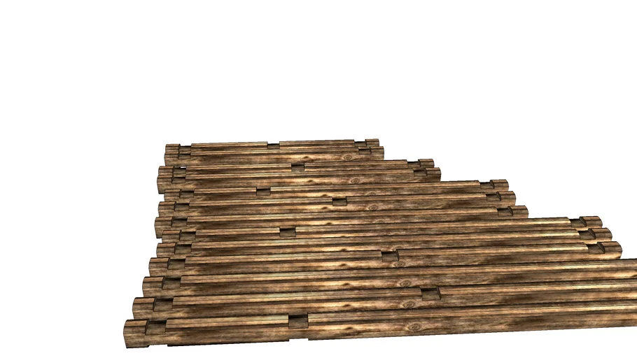 Cabin Log Wall pack | 3D Warehouse