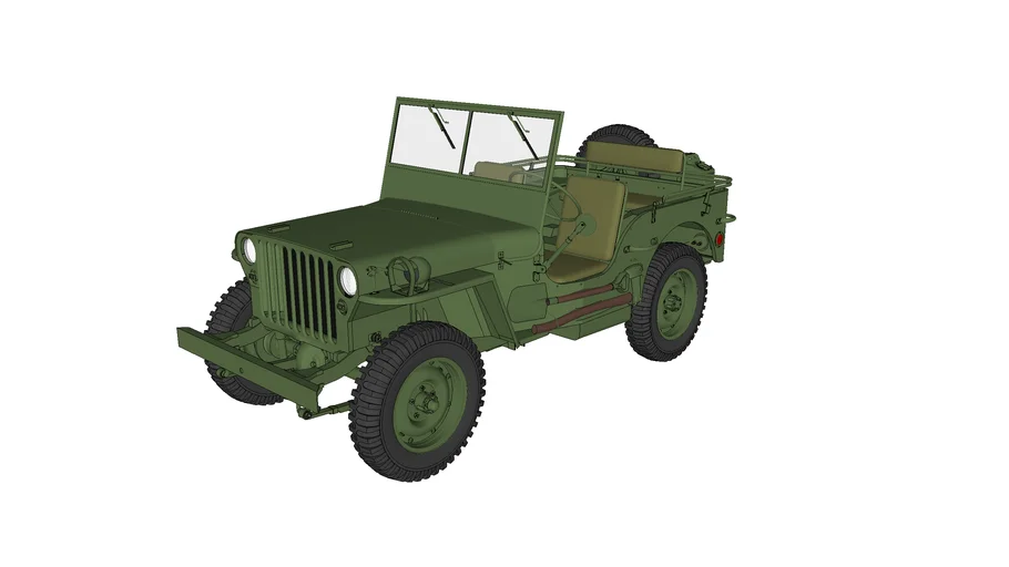 1942 Willys MB WIP | 3D Warehouse