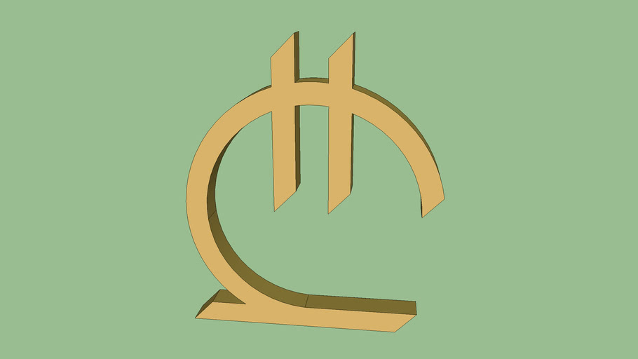 Georgian lari symbol | 3D Warehouse