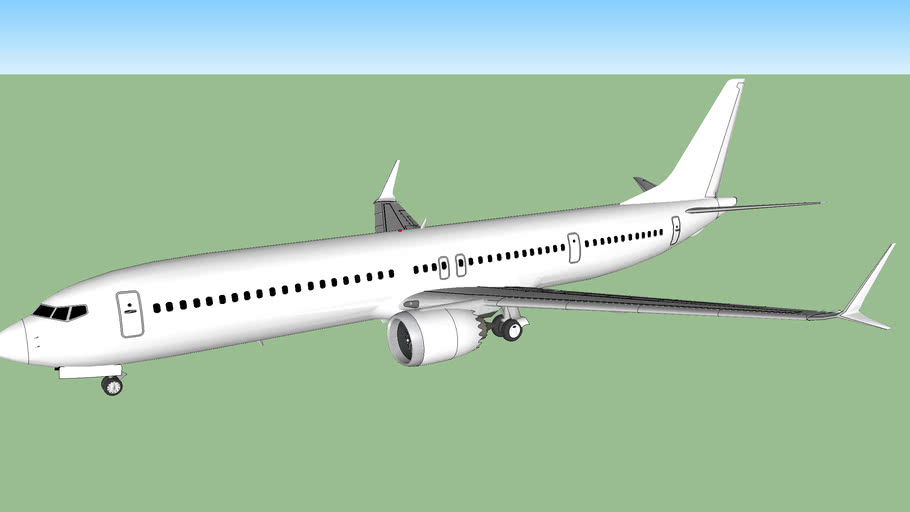 Template - Boeing 737 MAX 9/737-9 (2017) | 3D Warehouse