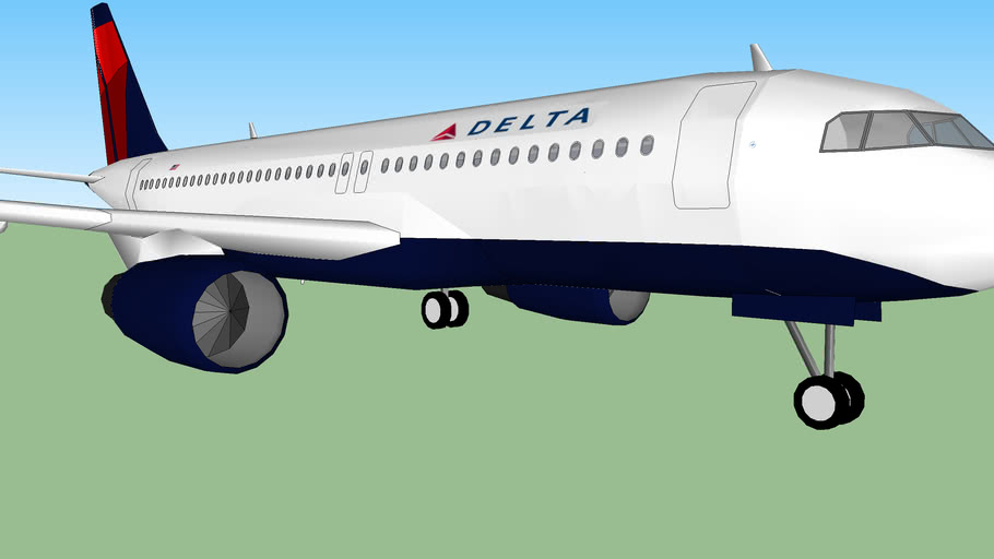 Delta Airbus A320 | 3D Warehouse