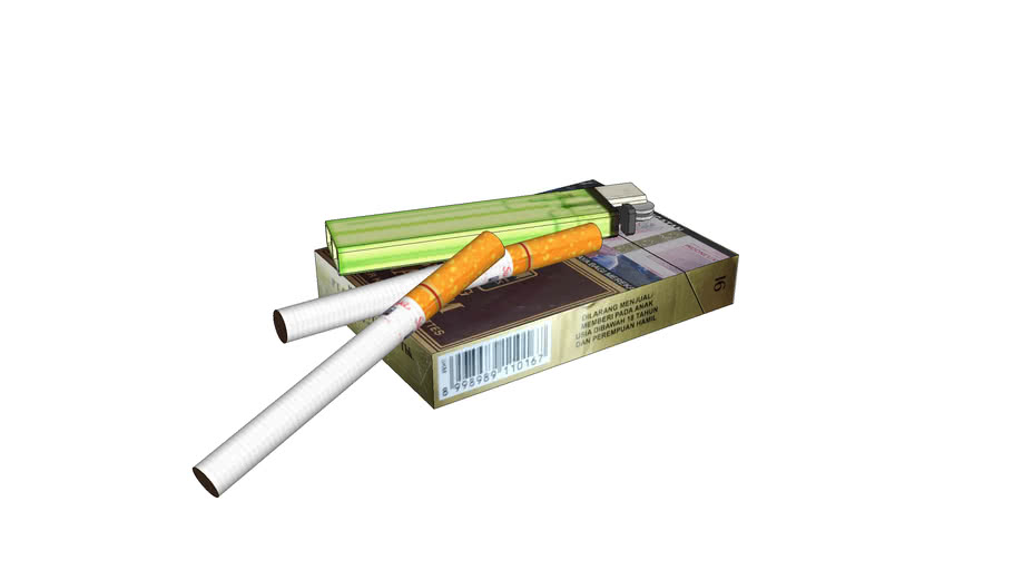 Rokok_Surya_Cigarette_Gudang garam | 3D Warehouse