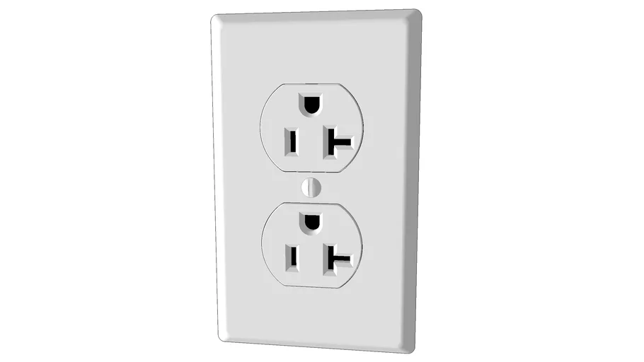 20 Amp Gfci Outlet Box Backyard Outdoor Electrical Outlet With Dual 20 ...