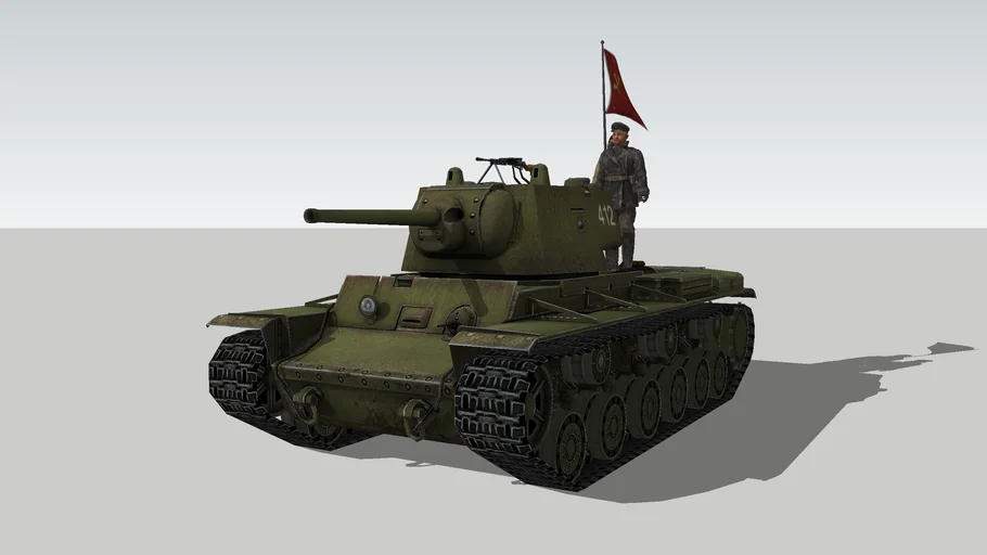 WW2 Soviet KV-1 Model 1942 Heavy Tank - Summer Set 01 | 3D Warehouse