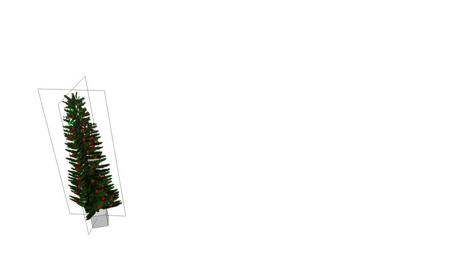 Christmas Tree with Lights | 3D Warehouse