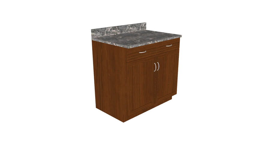 Cabinetry_Kitchen-Cabinet-Counter-Level-3ft.skp (517.5 kB SketchUp 2015 ...
