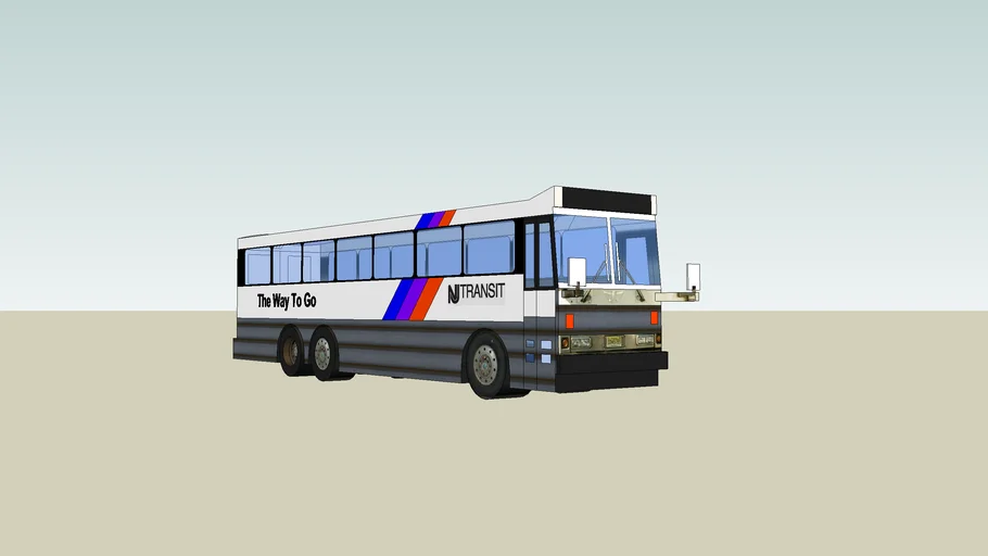 New Jersey Transit Eagle Bus | 3D Warehouse