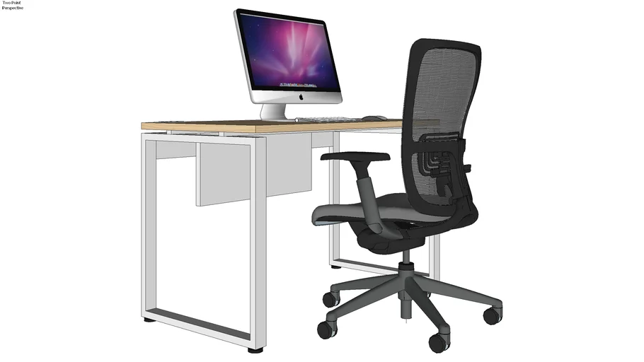 desk 120x60x75 expace | 3D Warehouse