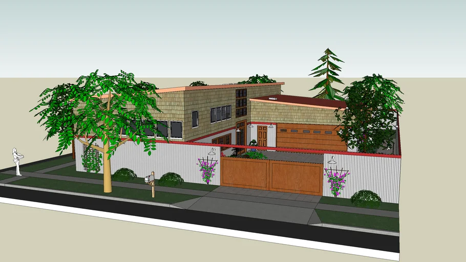 Urban Lot Home | 3D Warehouse