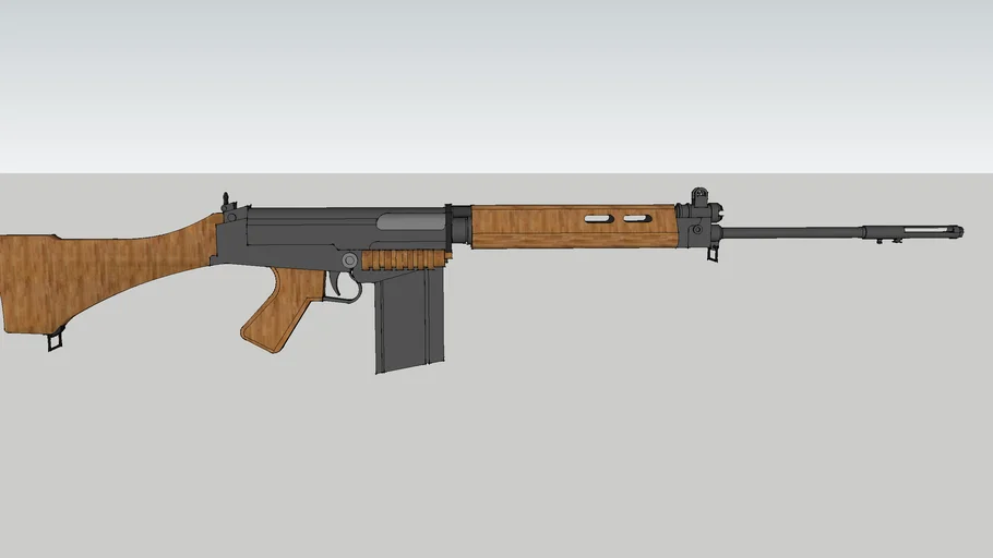FN FAL L1A1 slr | 3D Warehouse