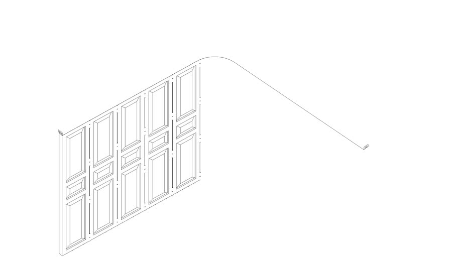 Folding Gate | 3D Warehouse