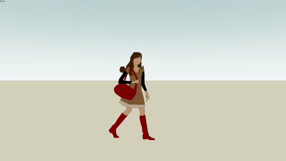 2d woman | 3D Warehouse