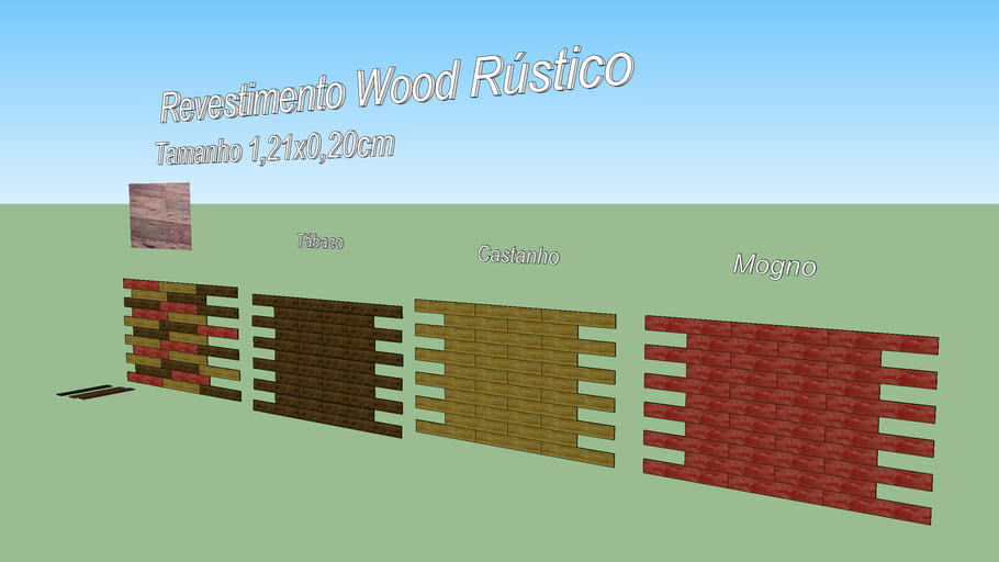 Revestimento Wood Rustico | 3D Warehouse