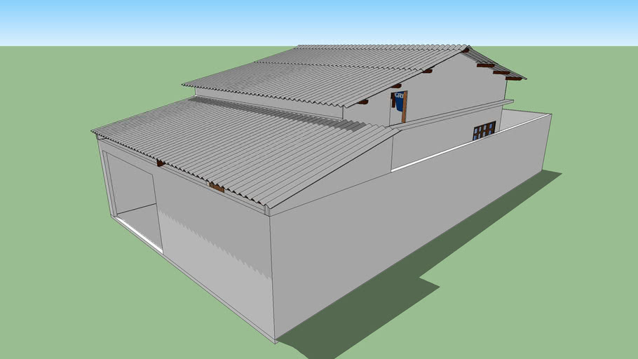 telhado de amianto | 3D Warehouse