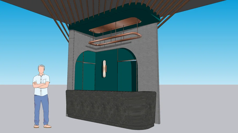 Reception Counter | 3D Warehouse