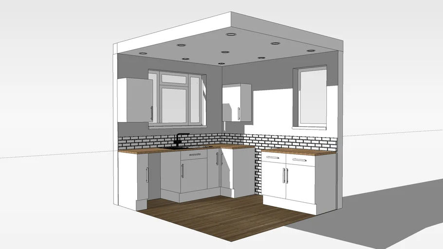 Small Kitchen By Grim Inc | 3D Warehouse