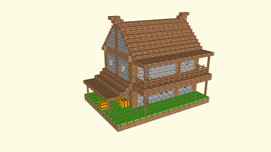 Minecraft House | 3D Warehouse