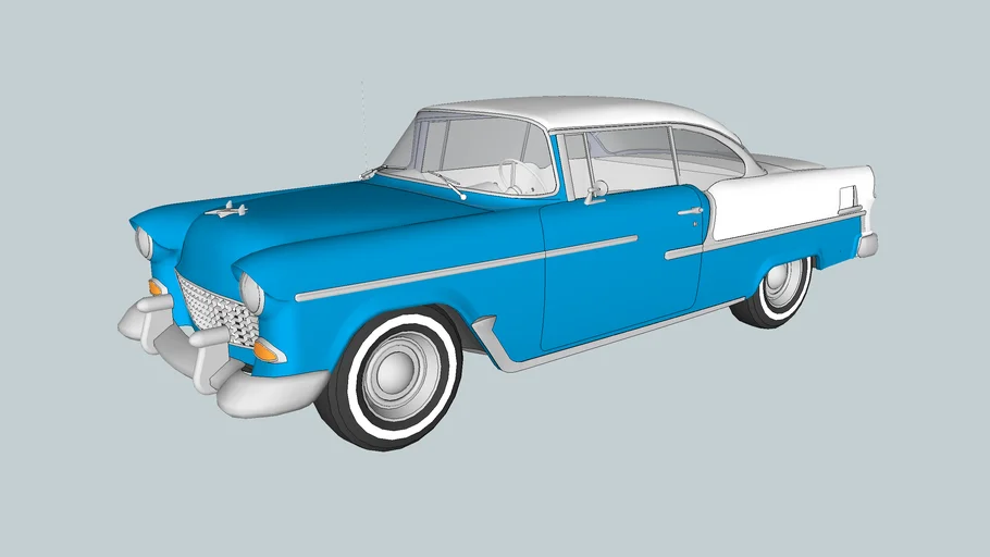 My Father's 1955 Chevrolet Bel-air Coupé | 3D Warehouse