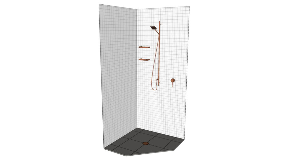 Corner Shower | 3D Warehouse