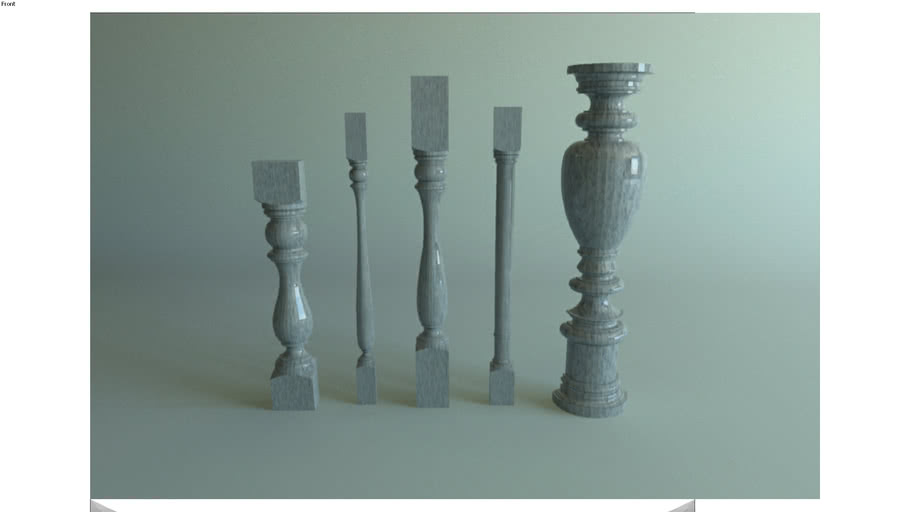 balusters_01 | 3D Warehouse