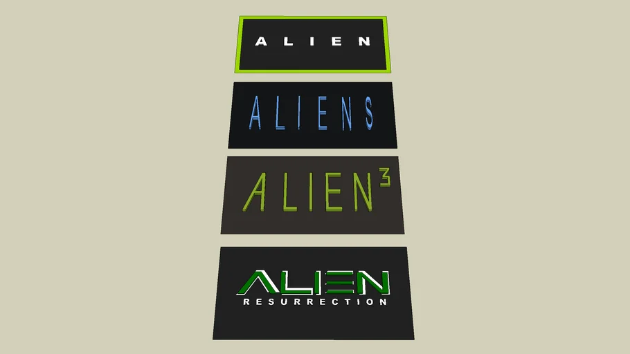Alien Movie Logo