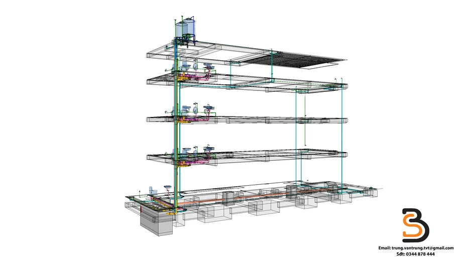 MEP LAyout | 3D Warehouse