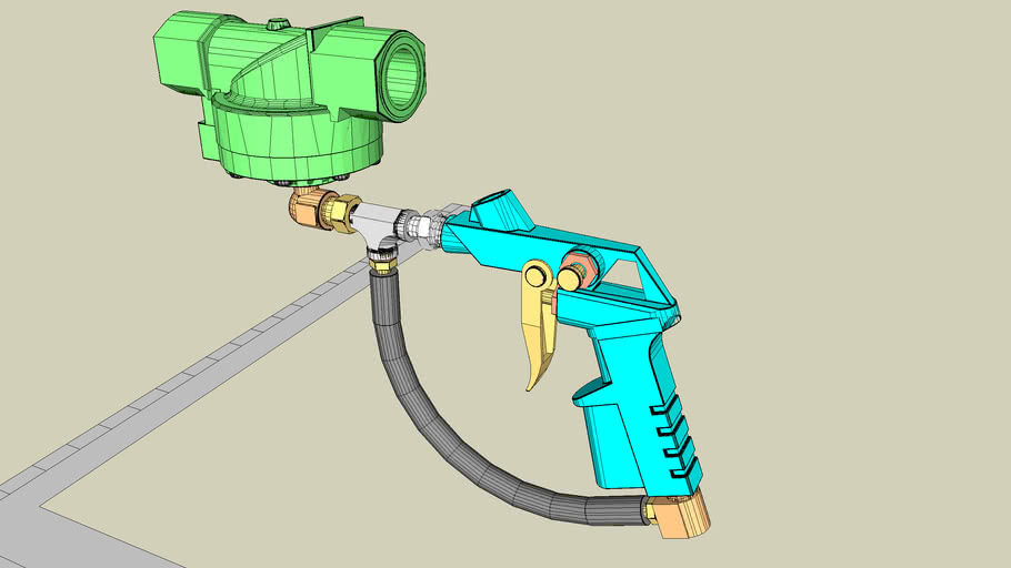 Orbit Valve with Inflator Trigger | 3D Warehouse