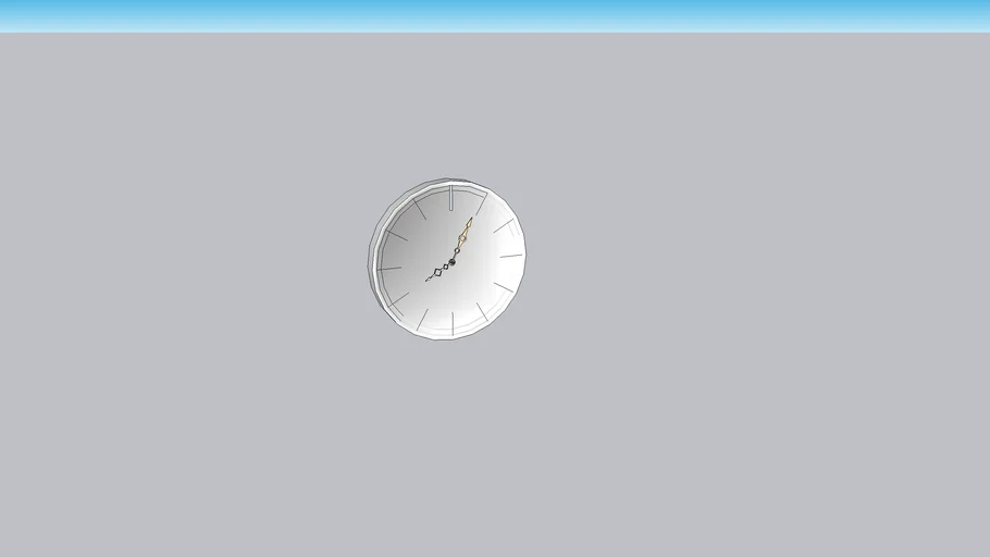 White Clock | 3D Warehouse