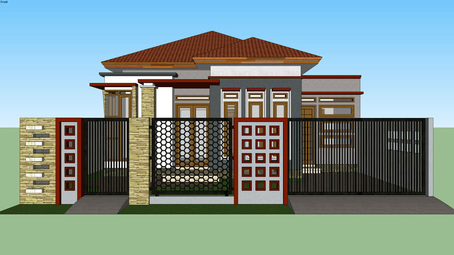 Rumah minimalist modern | 3D Warehouse