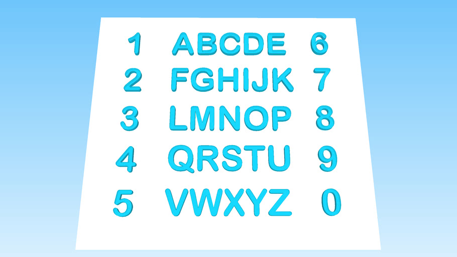 Alphabet | 3D Warehouse