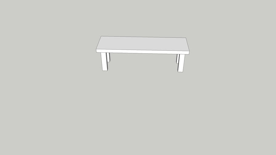 Table basse simple | 3D Warehouse