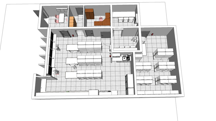 Pharmacy within Clinic | 3D Warehouse