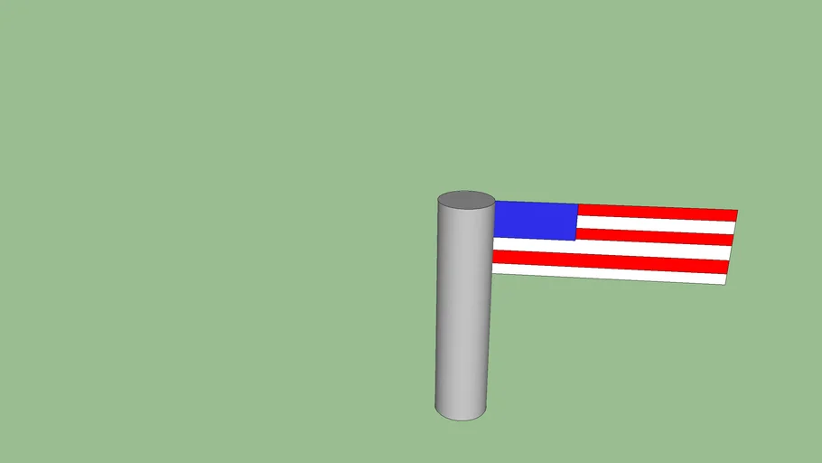 american flag | 3D Warehouse
