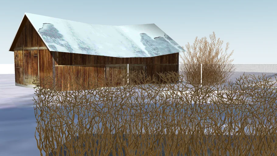 'SetTree3D': Hedge (winter) | 3D Warehouse