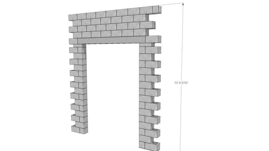 Powerbox PSpower8 steel lintel | 3D Warehouse