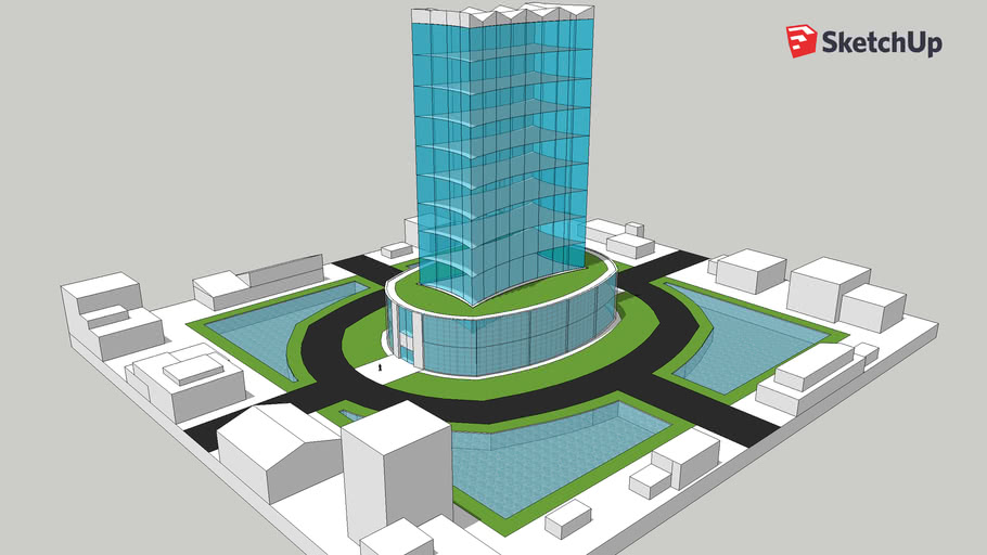 Modern Office Building | 3D Warehouse