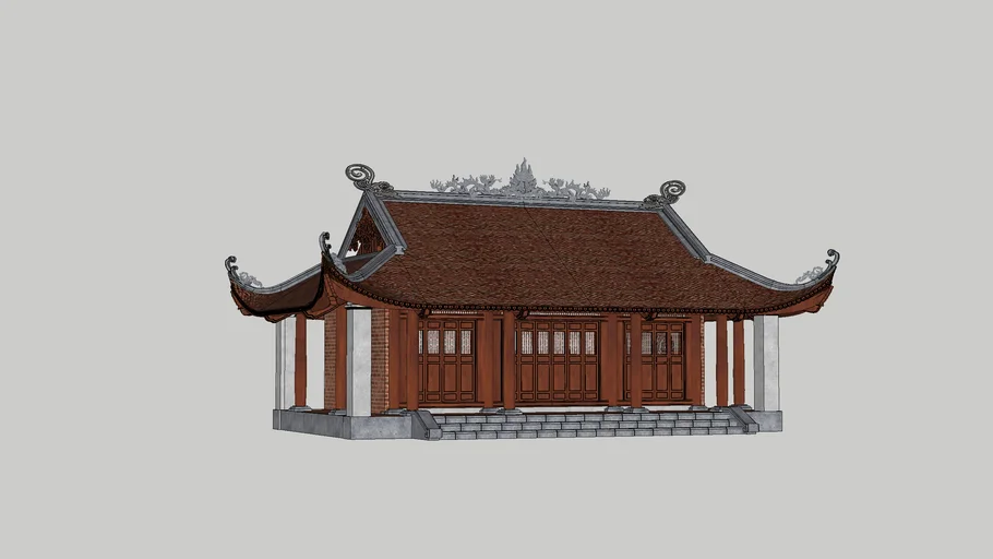 Viet Nam_House Old Country 02 | 3D Warehouse