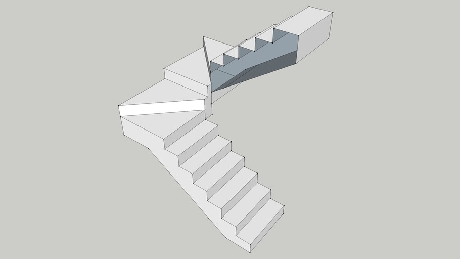 Switchback stairs 2 | 3D Warehouse