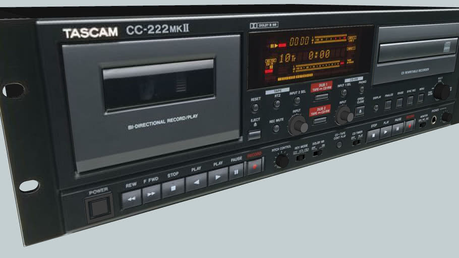 Tascam CC-222MK2 | 3D Warehouse