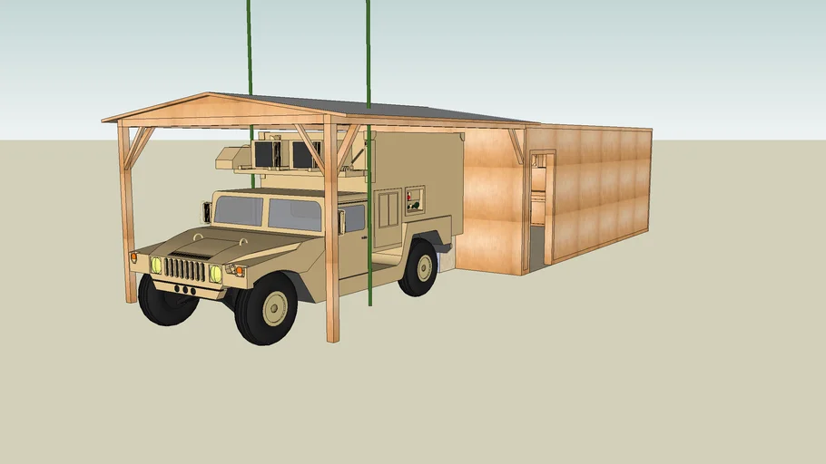Q-36 Radar Shelter and building | 3D Warehouse