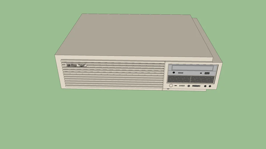 HP 9000- Visualiize C200 workstation computer | 3D Warehouse