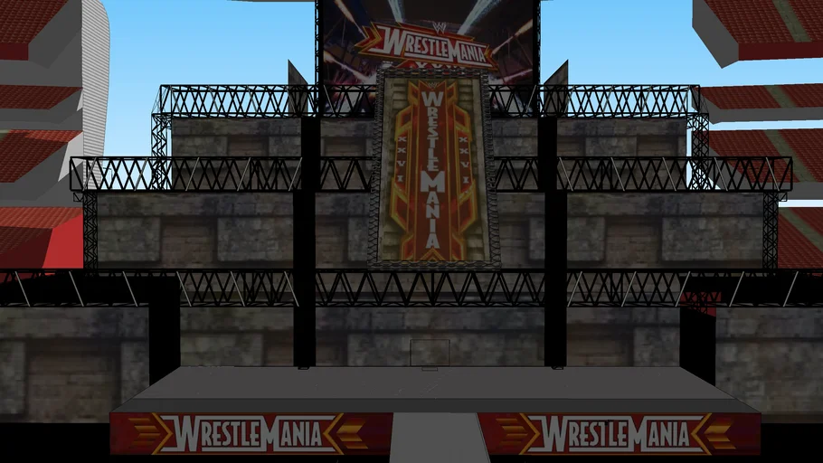Wrestlemania 26 Attempt Stage | 3D Warehouse