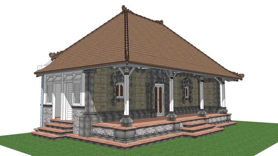 Balinese House 1 Rumah Bali | 3D Warehouse