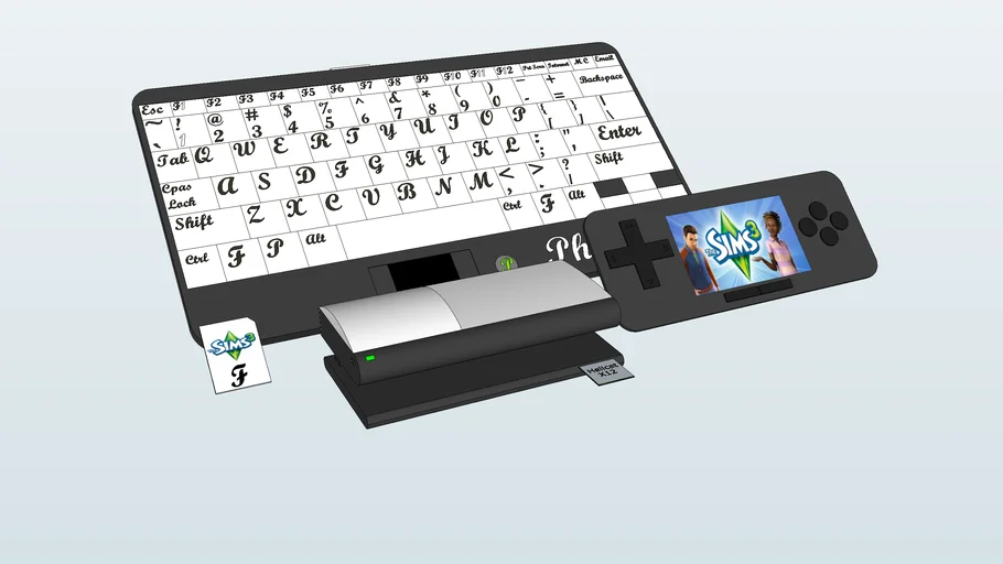 Phantom Gametop 2 with limited edition sims 3 | 3D Warehouse