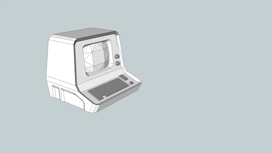 Fallout 3 RobCo desktop terminal | 3D Warehouse